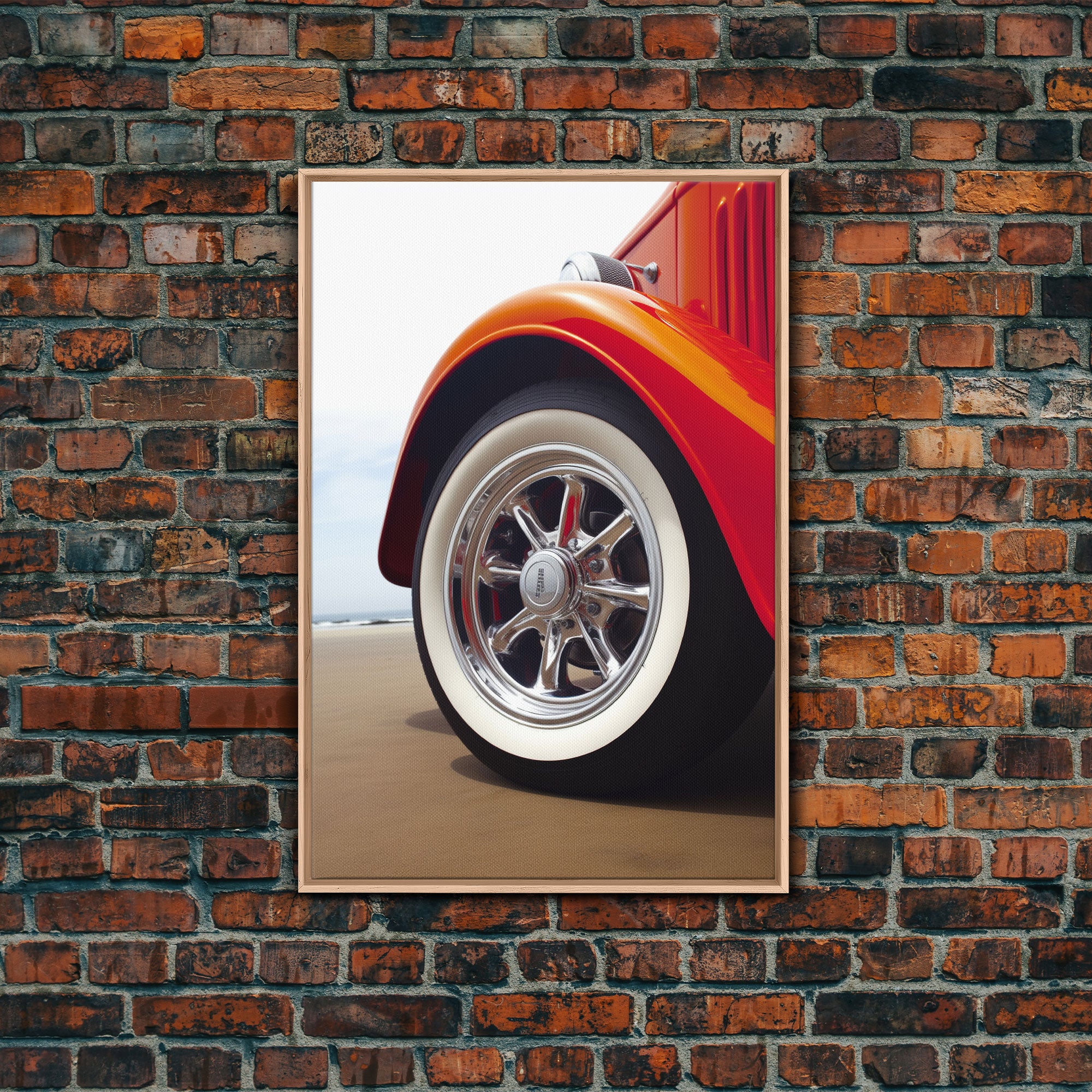 Hot Rod Art, Hot Rot Photography Print, Framed Canvas or Poster, Close ...