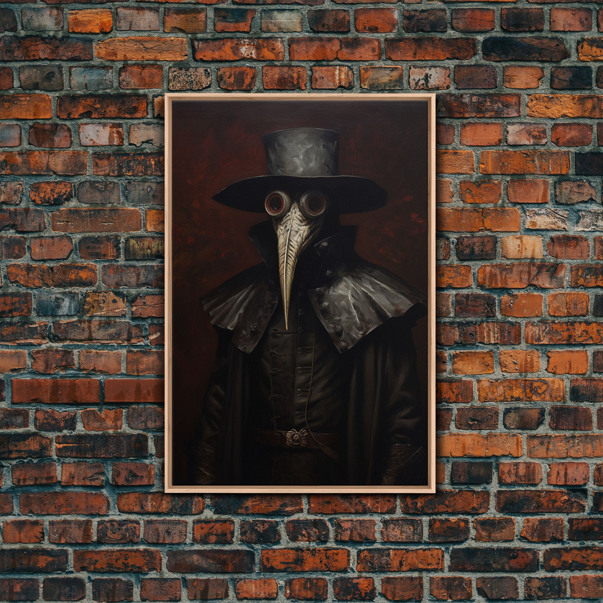 Gothic Victorian Plague Doctor Portrait, Dark Academia, Gothic Art, Fr ...