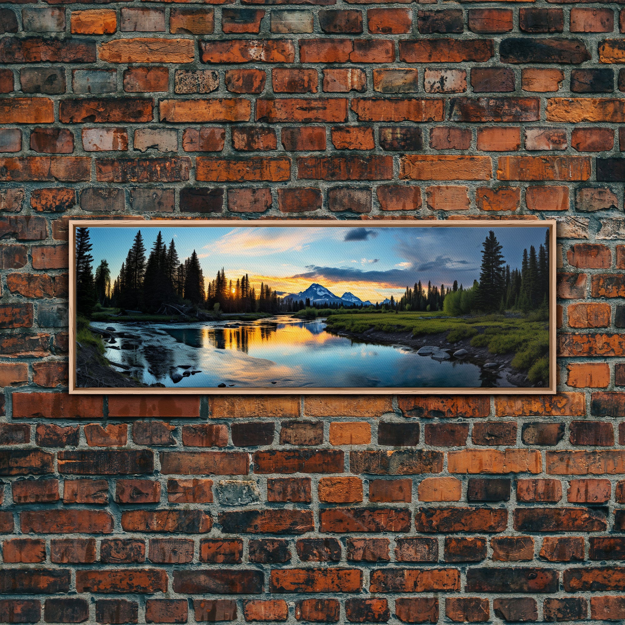 Photographic Panoramic of Banff National Park, Sunset Photography, Nat ...