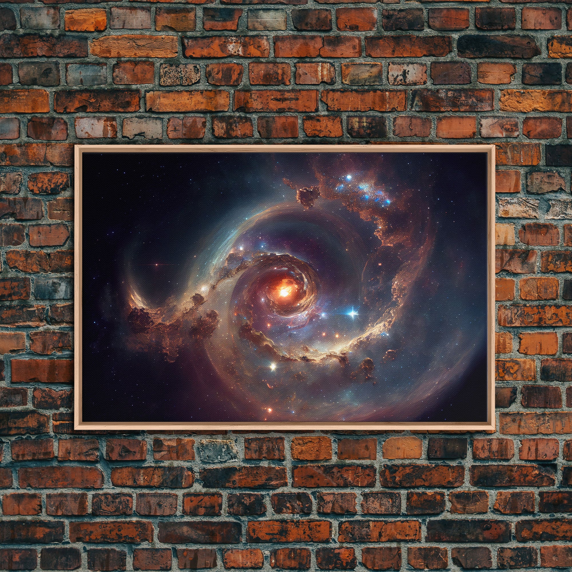 Galaxy Solar System Stars Swirl Space Fine Art Print, Wall Art Print ...