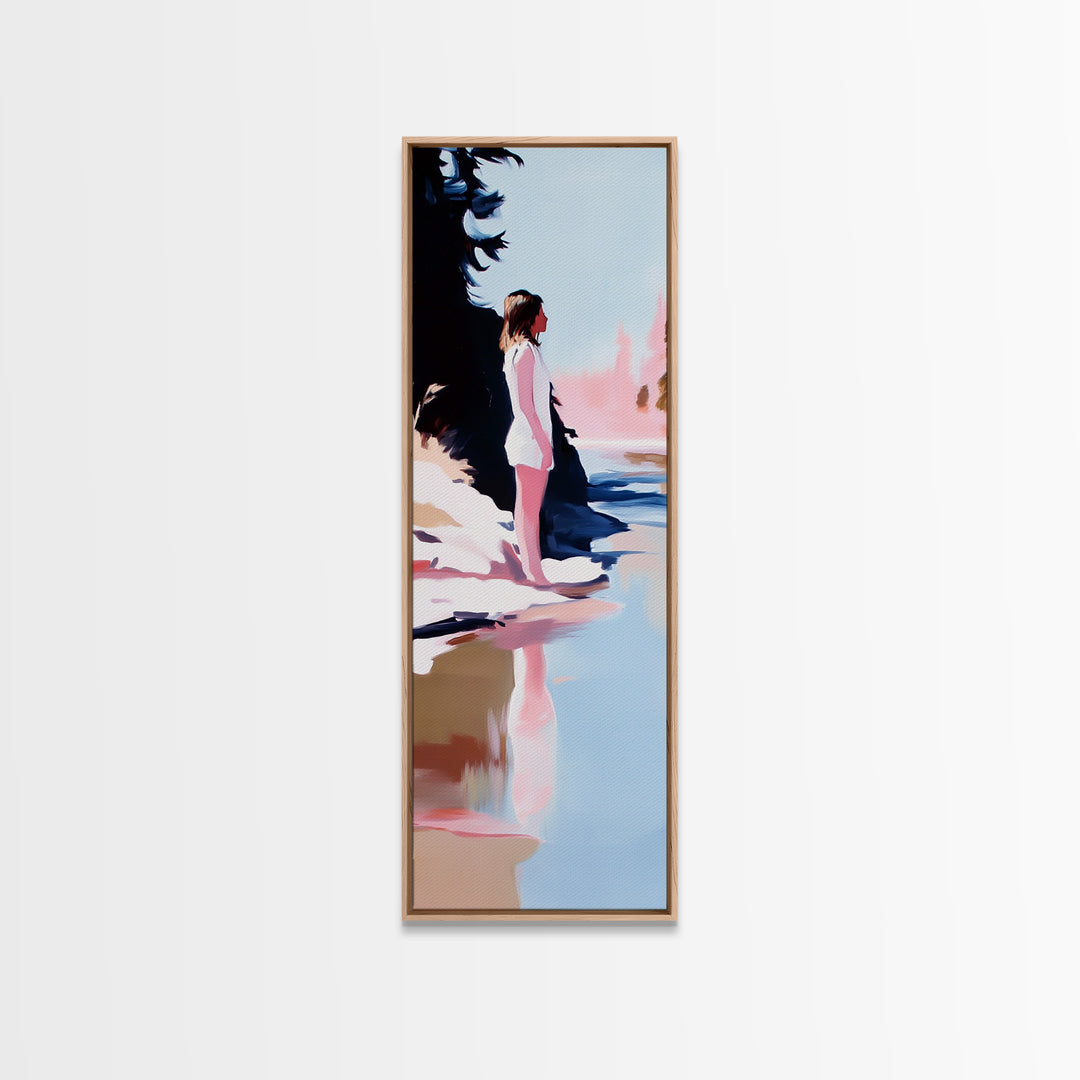 Serene Lake View, Reflection Art, Tranquil Scene, Minimalist Aesthetic ...