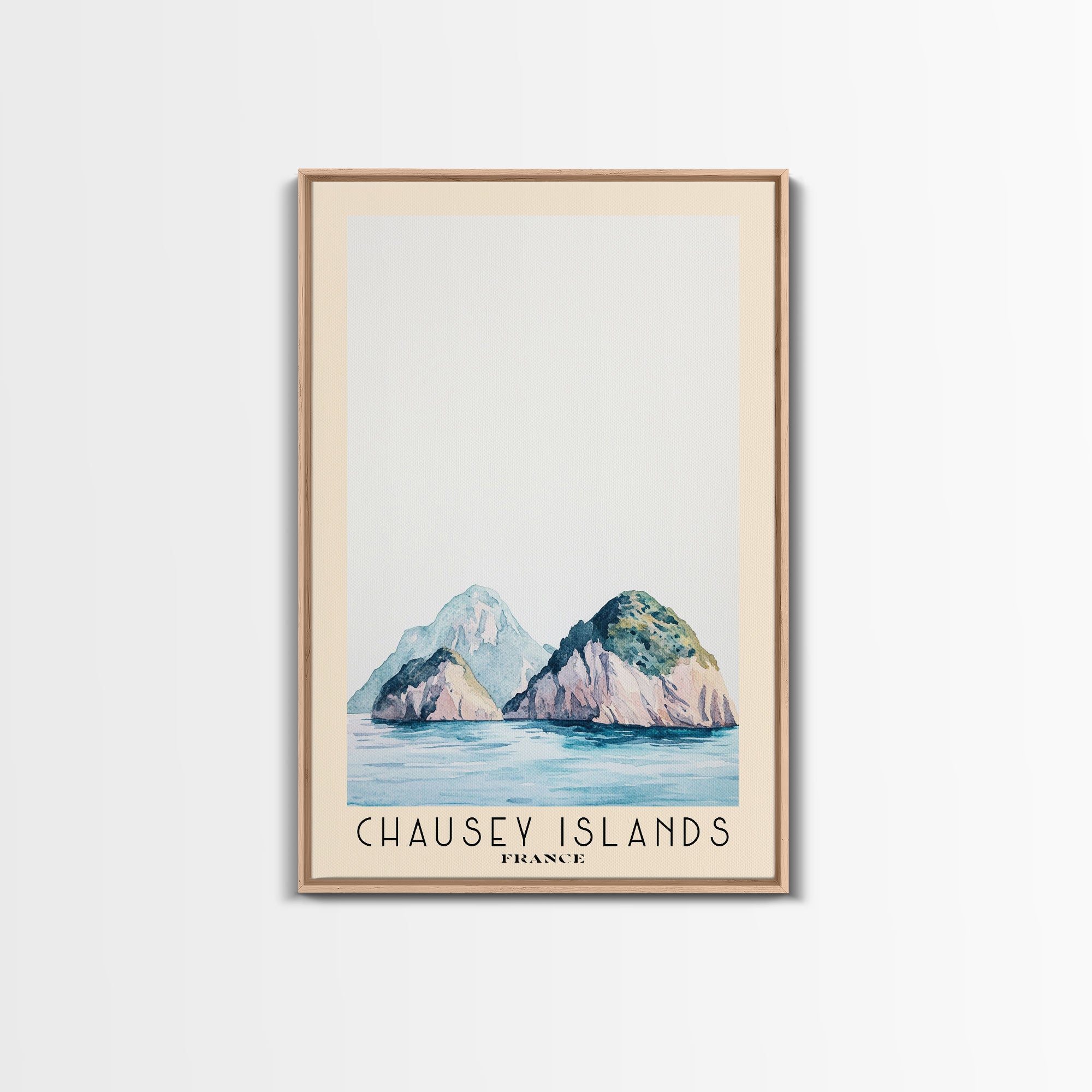 Chausey Islands, France Watercolor Beach Print, Vacation Gift, France ...