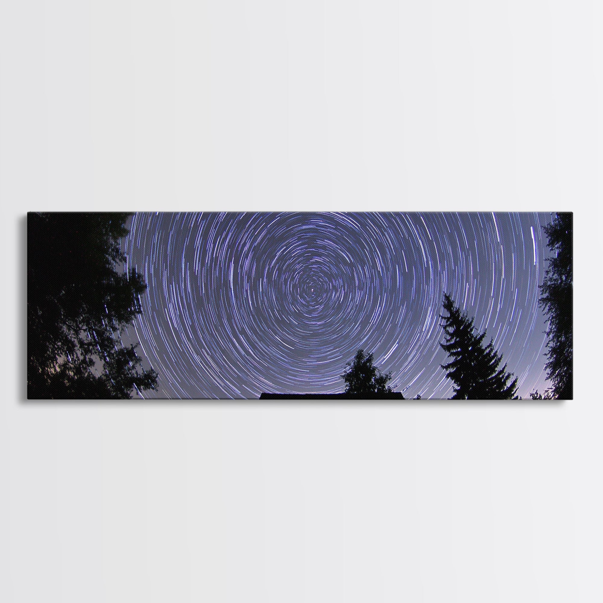 Huge Wall Art Time Lapse Photography Style Print, Panoramic Wall Art ...