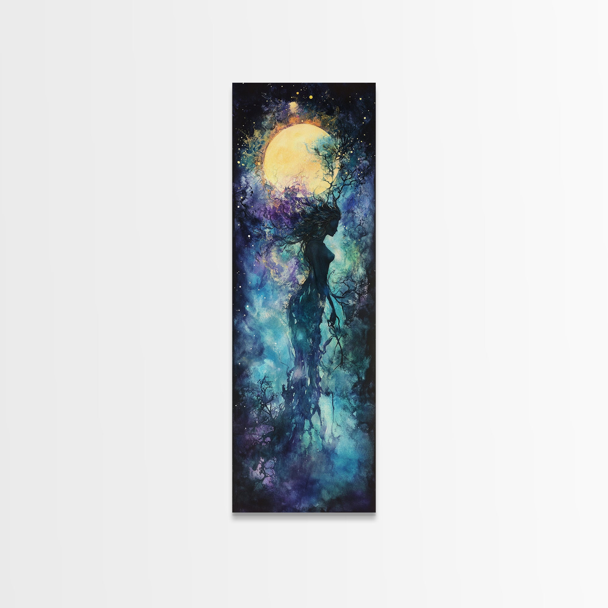 Solar Ritual Canvas Print Featuring Goddess Art Print, Phoenix Metal I ...