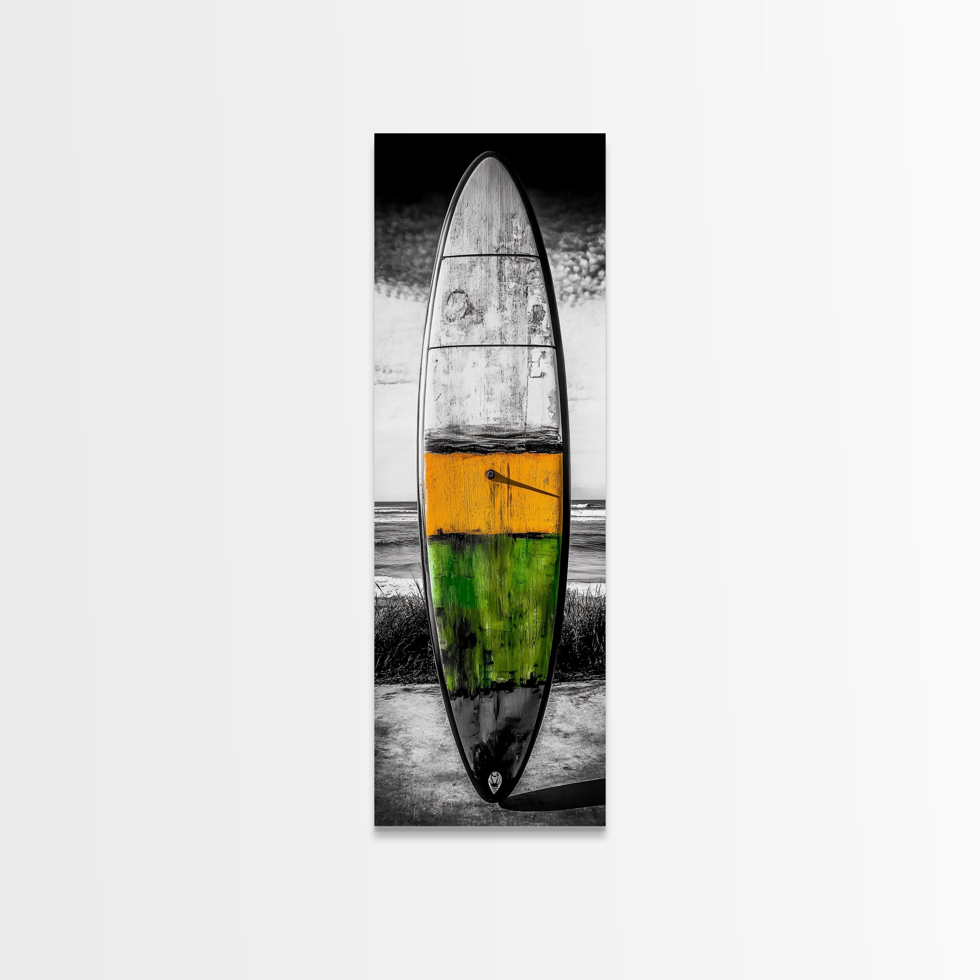 Surfboard Beach Art, Coastal Wall Decor, Tropical Photography, Boho Su ...