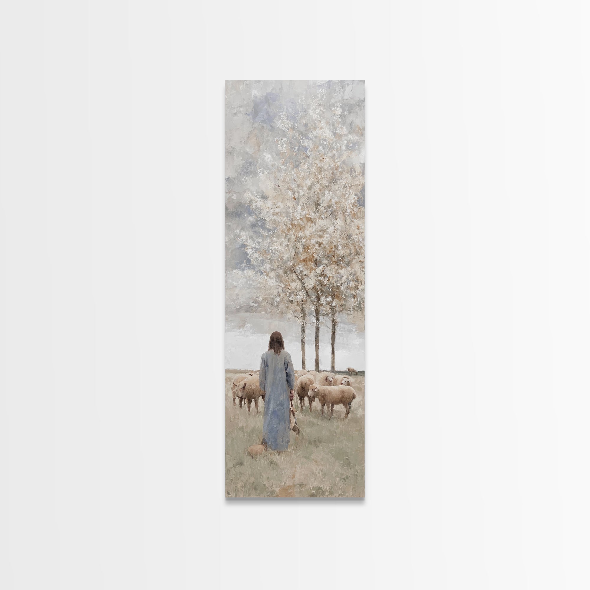 Quiet Shepherd Path - Framed Canvas Print - Christian Art Canvas - Jes ...