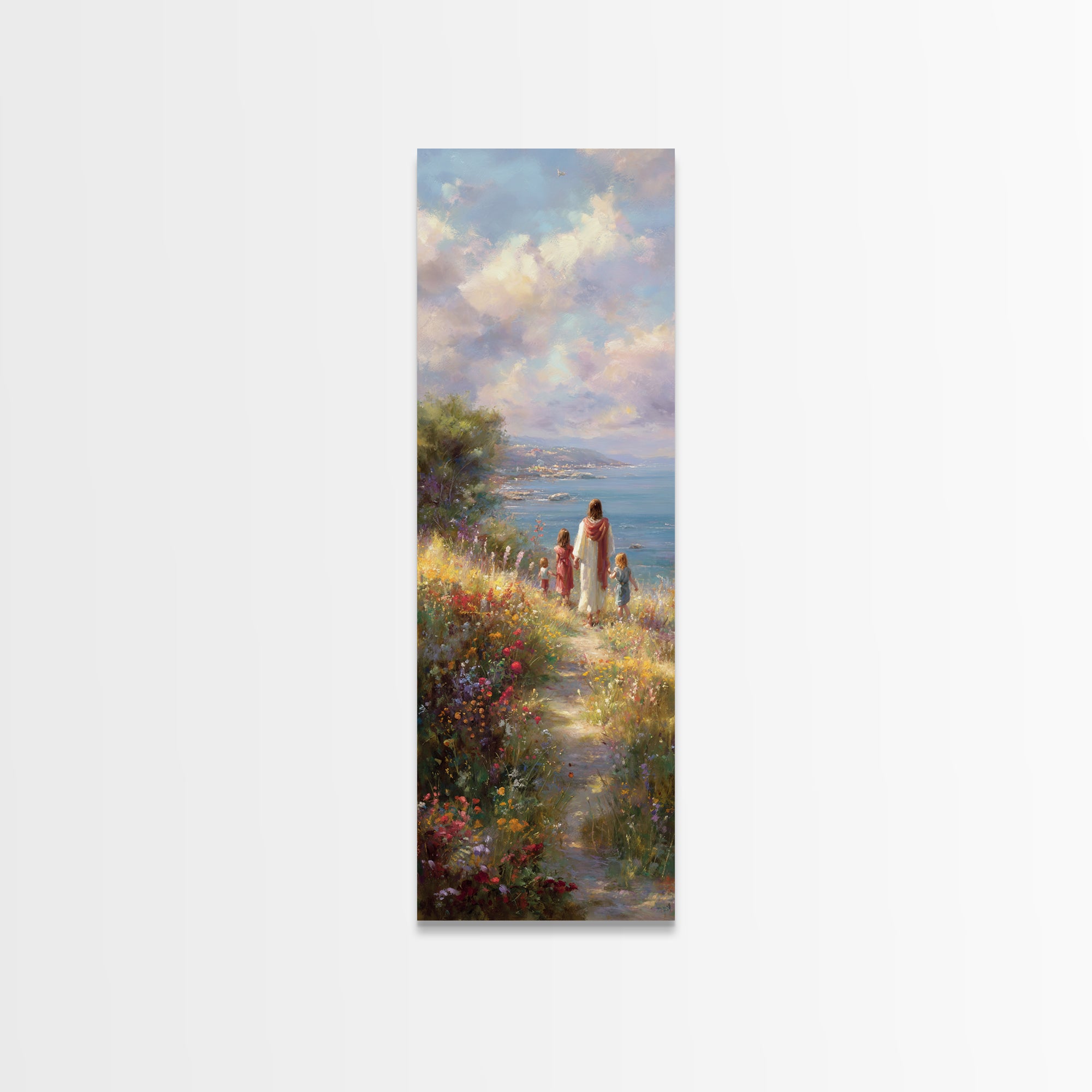 Heavenward Meadow – Framed Canvas Print – Christian Wall Art – Christi ...