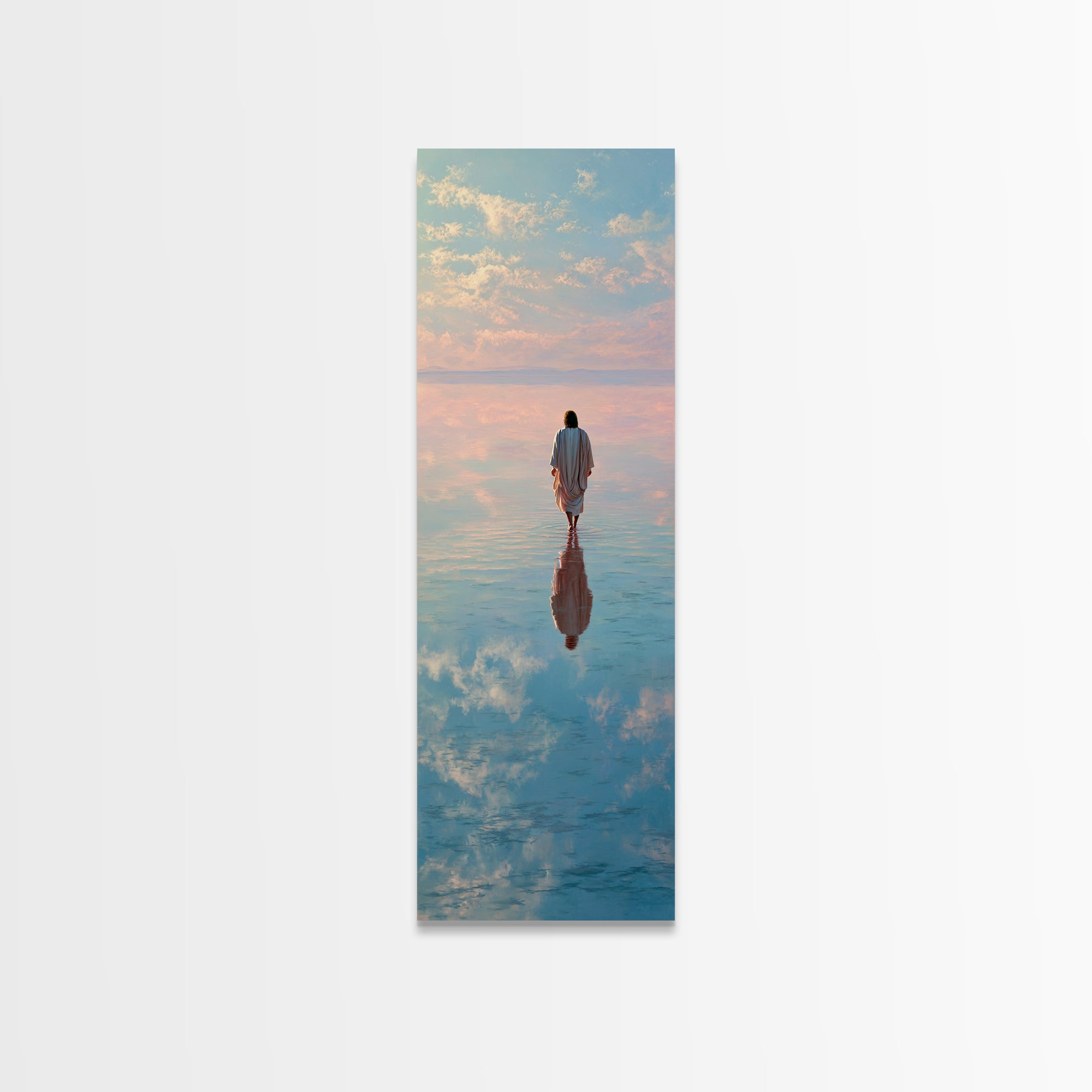 Heaven’s Reflection – Framed Canvas Print – Christian Art Print – Tall ...