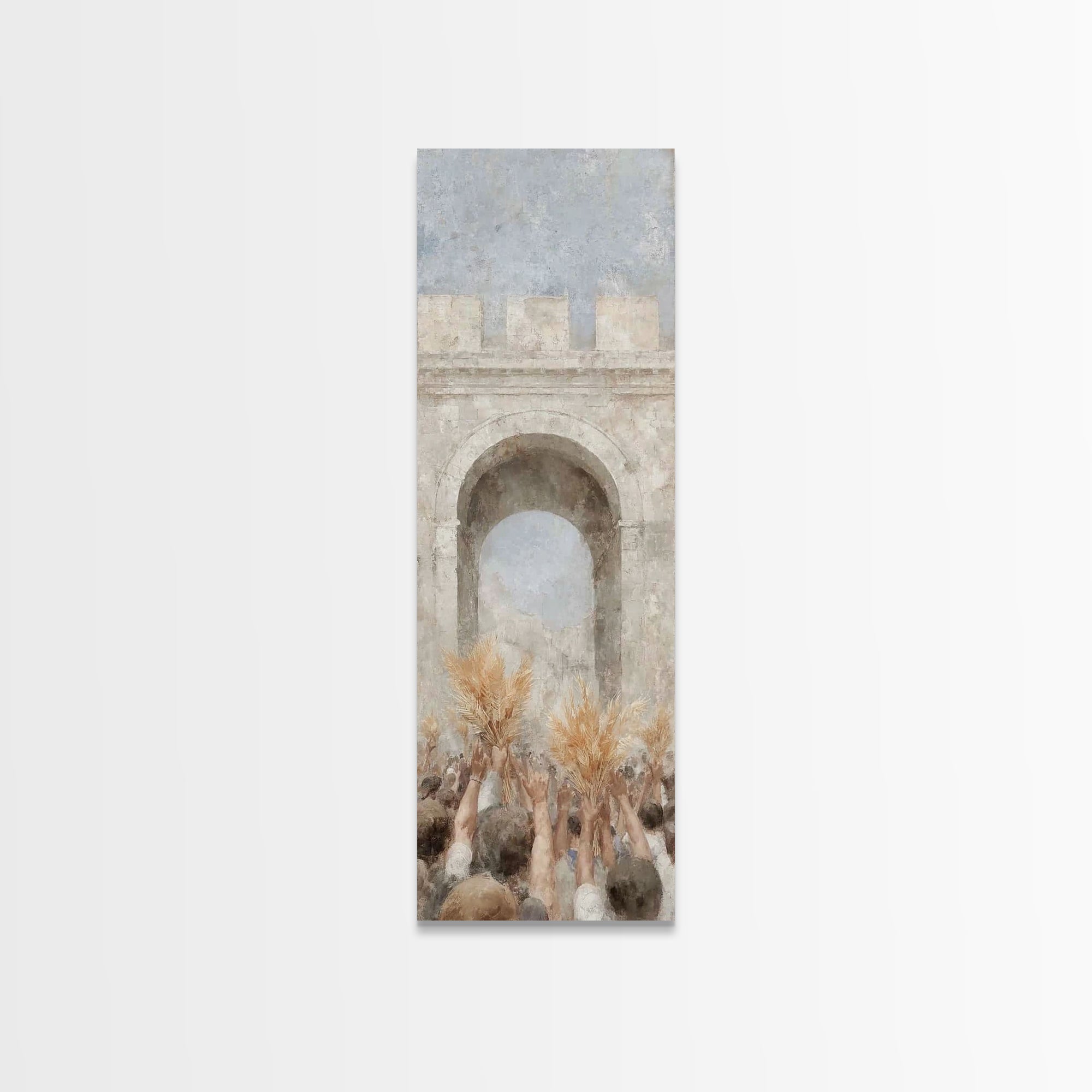 Wheat Offering Praise – Framed Canvas Print – Narrow Art – Christian A ...