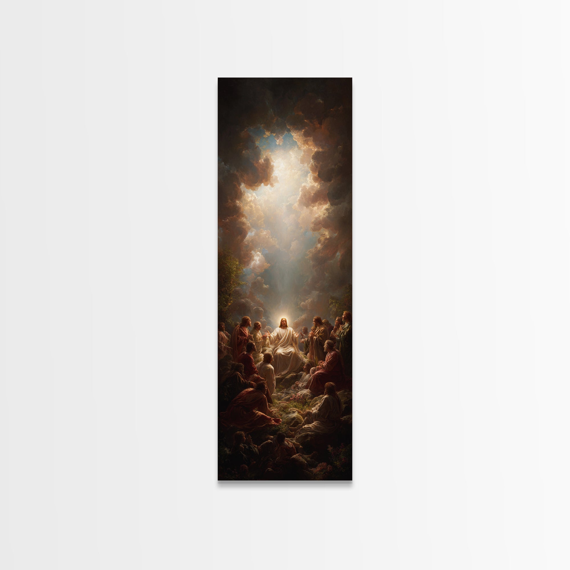 Divine Teaching – Framed Canvas Print – Skinny Art – Christian Wall Ar ...
