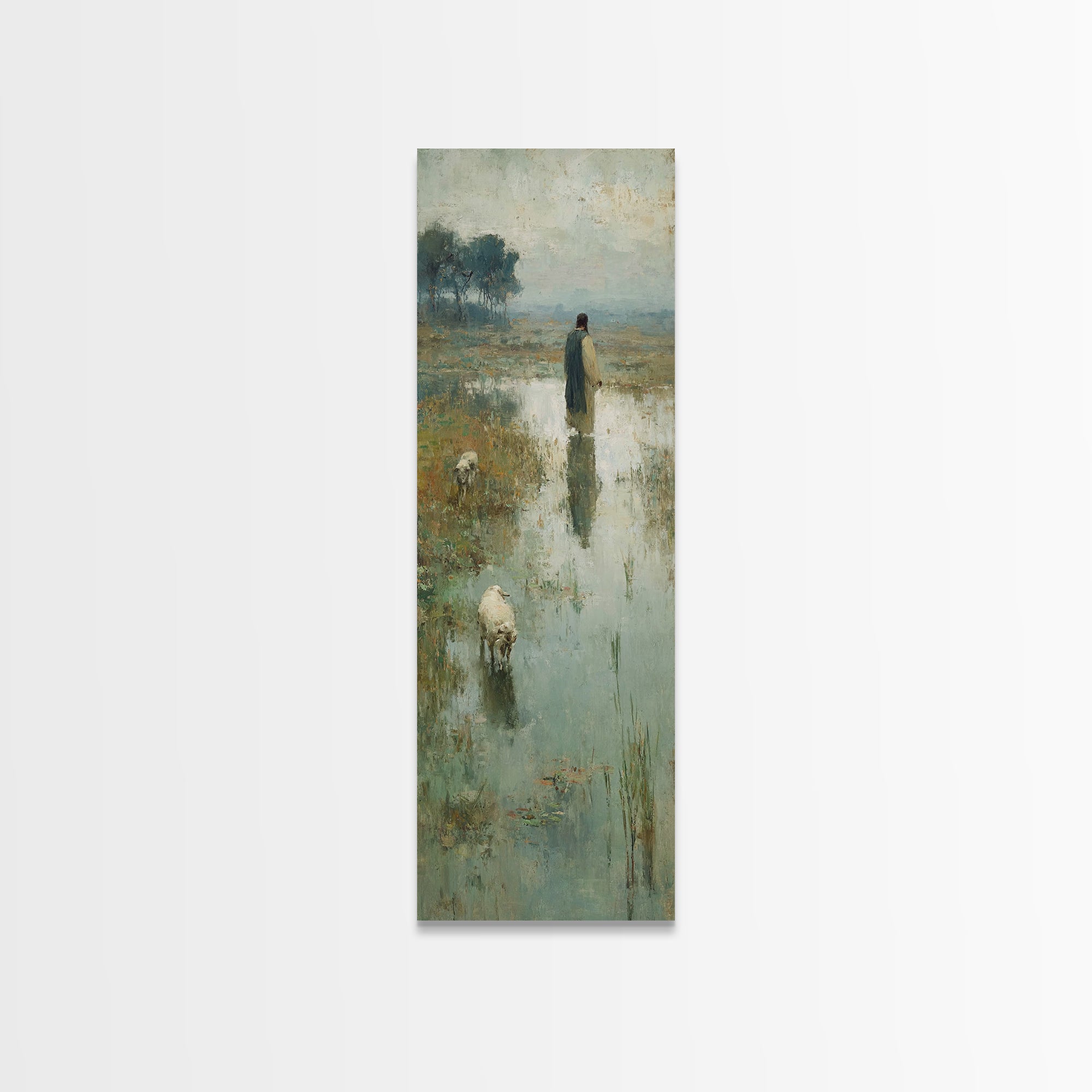 Shepherds Of Peace – Framed Canvas Print – Christian Wall Art – Christ ...