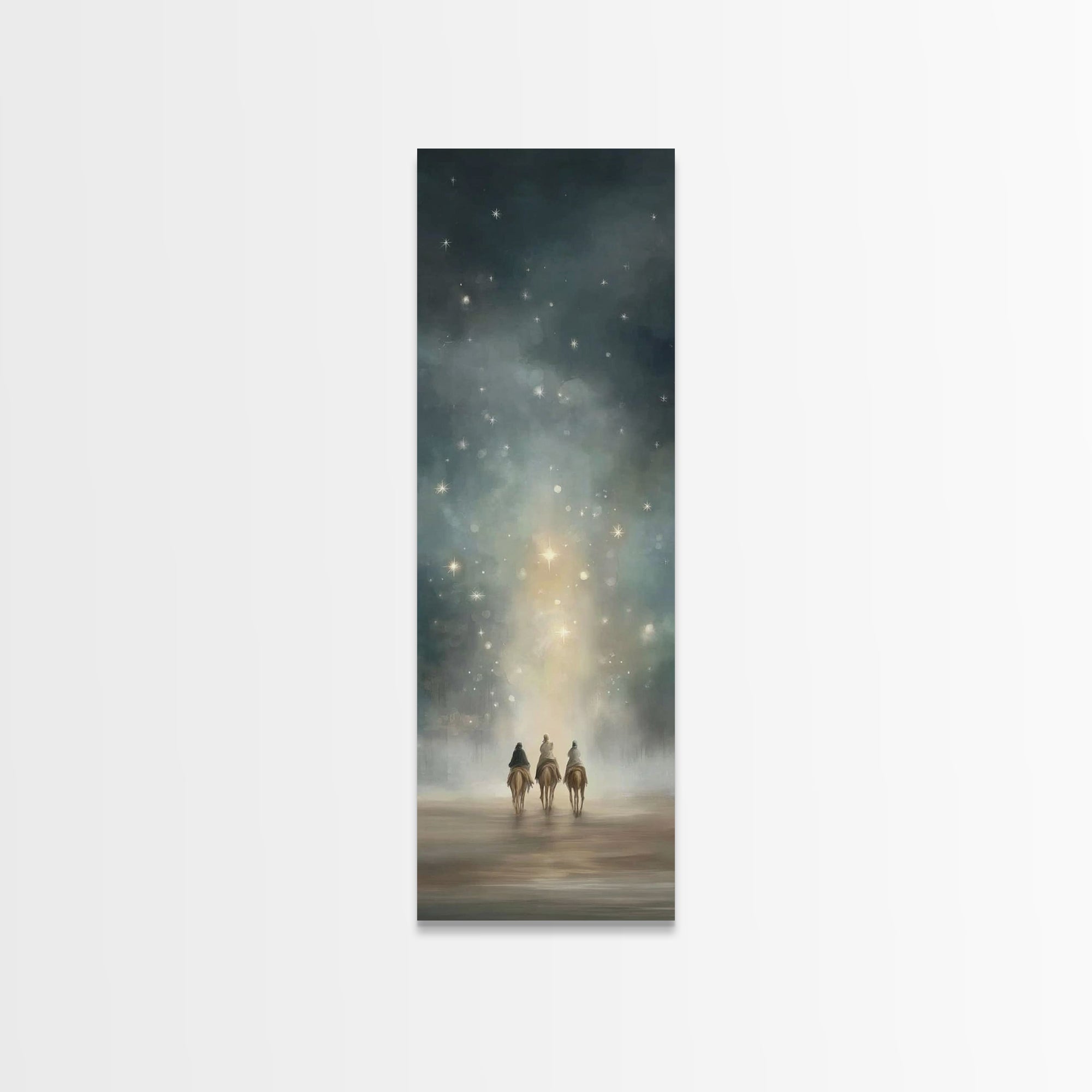 The Starpath Pilgrims – Framed Canvas Print – Tall Skinny Art Print ...