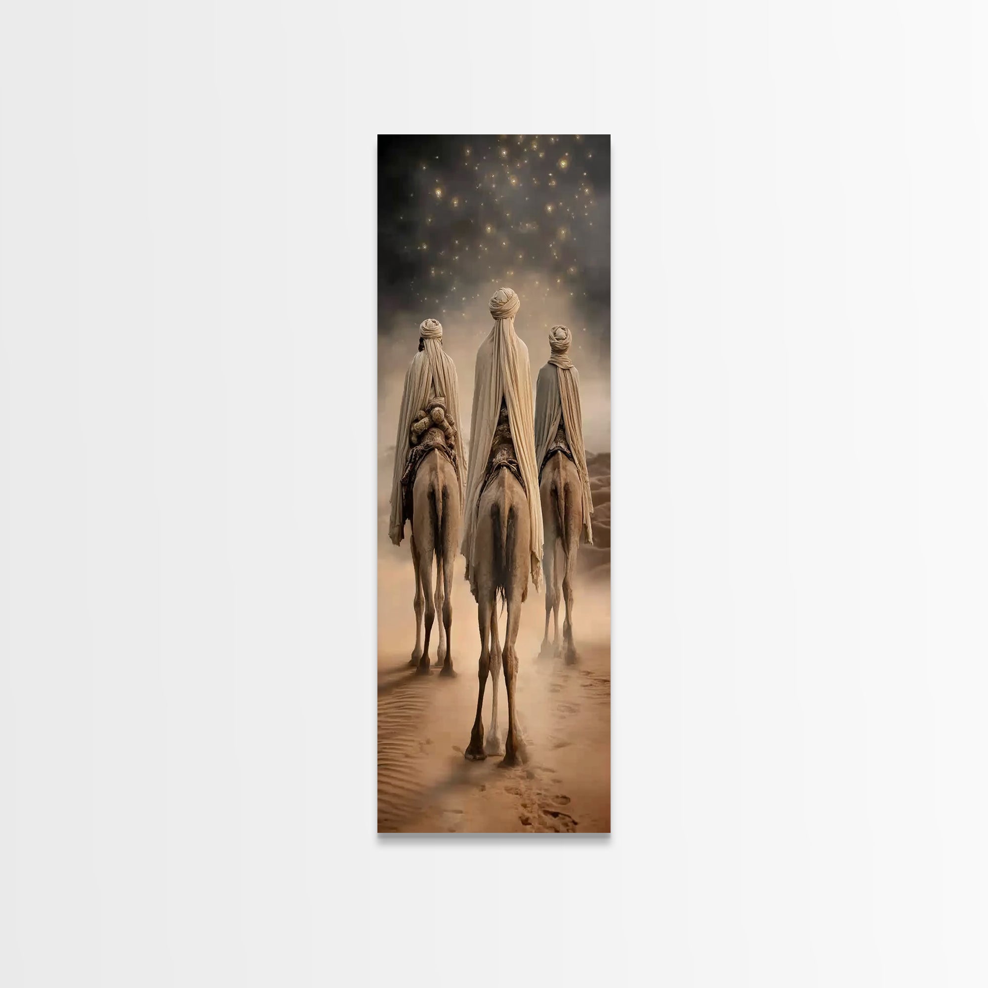 Pilgrims Of Light – Framed Canvas Print – Christian Wall Art – Narrow ...