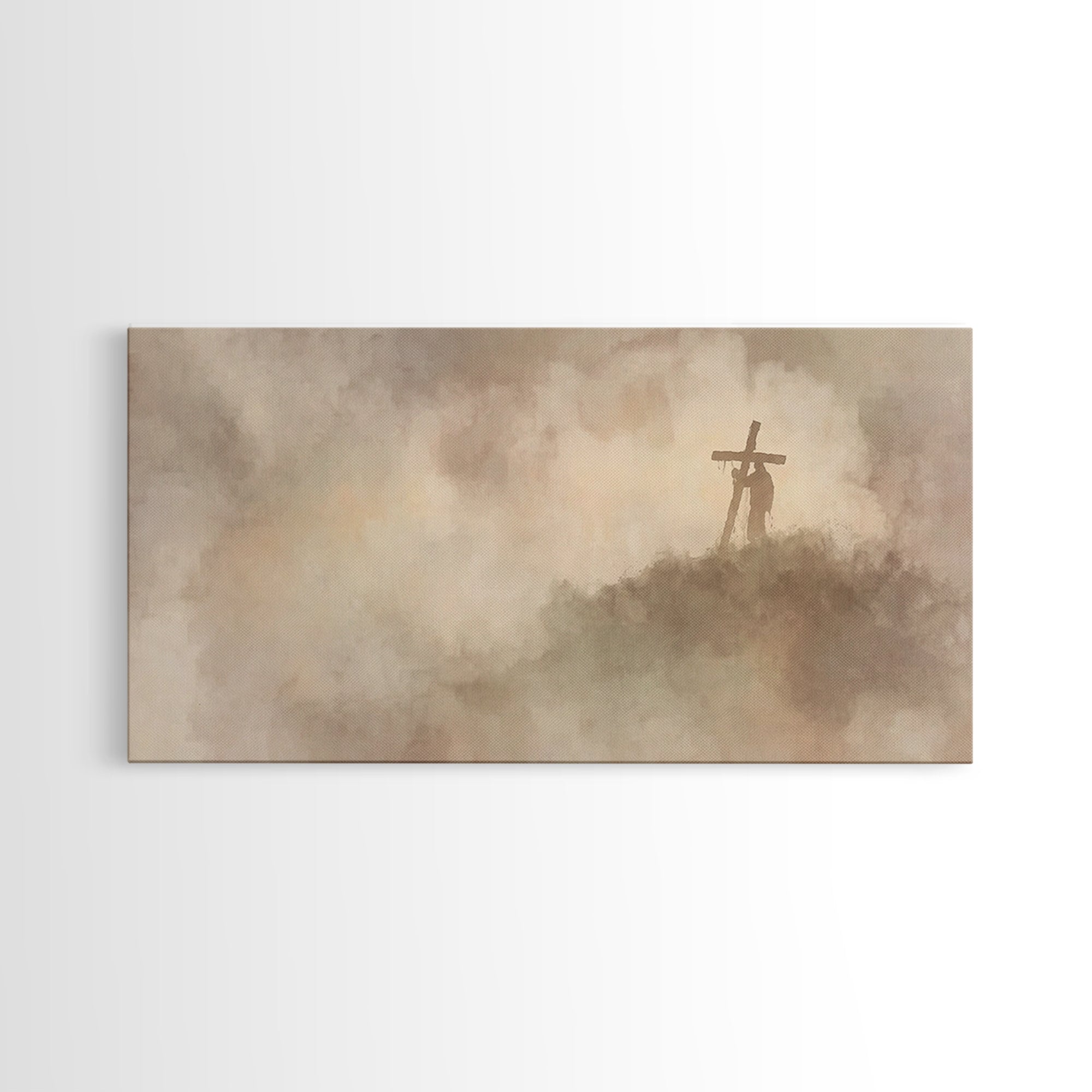 Path Of Mercy – Framed Canvas Print – Christian Wall Art – Jesus Paint ...