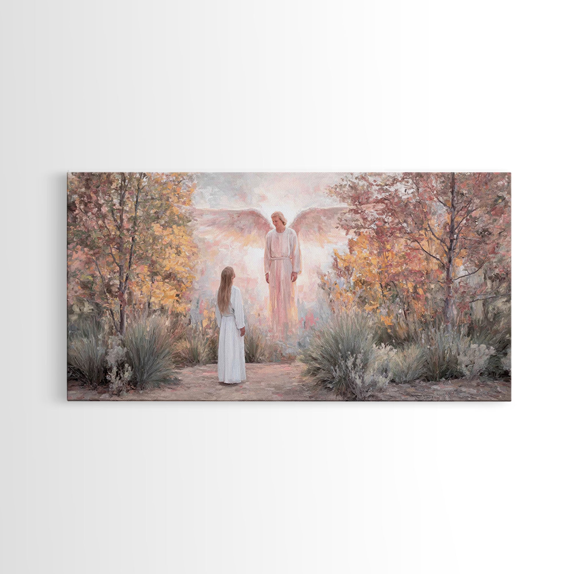 Garden Of Promise – Framed Canvas Print – Christian Wall Art – Christi ...