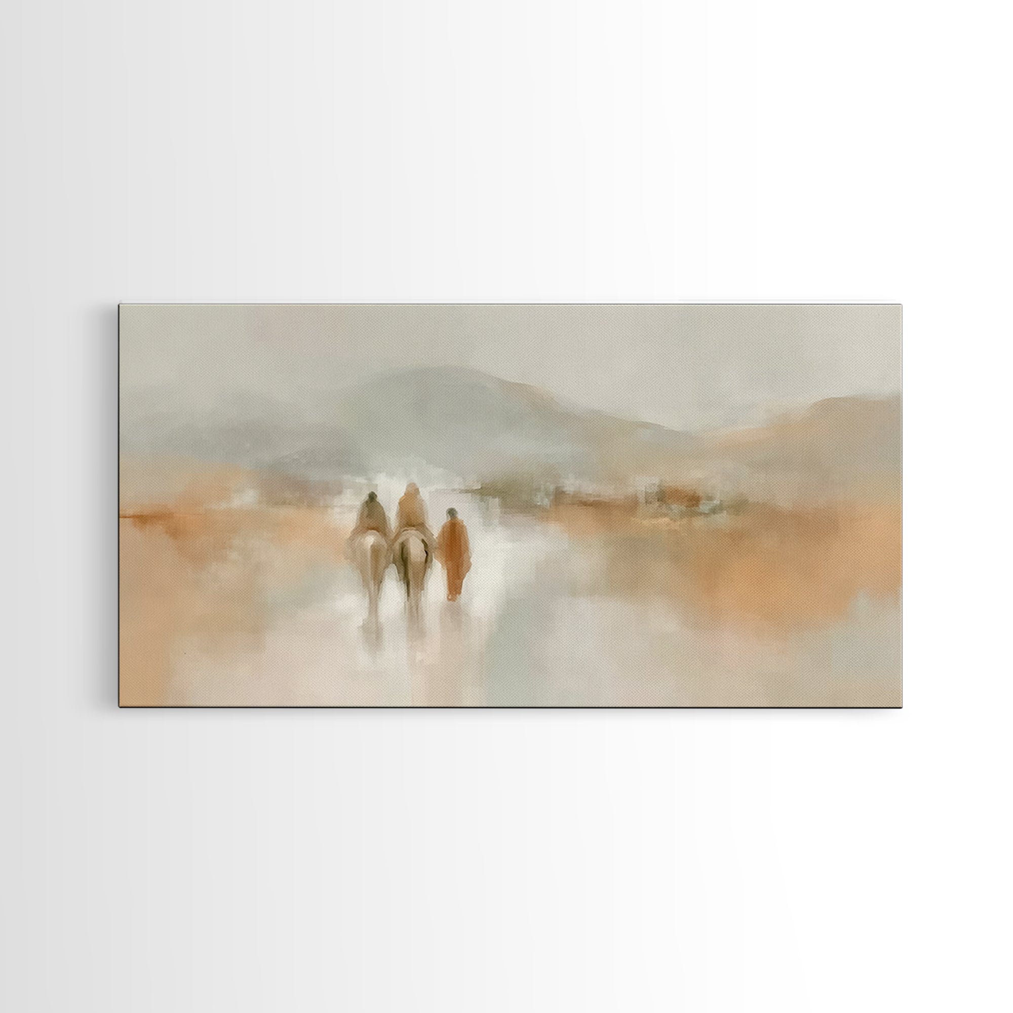Guiding Pilgrims – Framed Canvas Print – Christian Wall Art – Christia ...