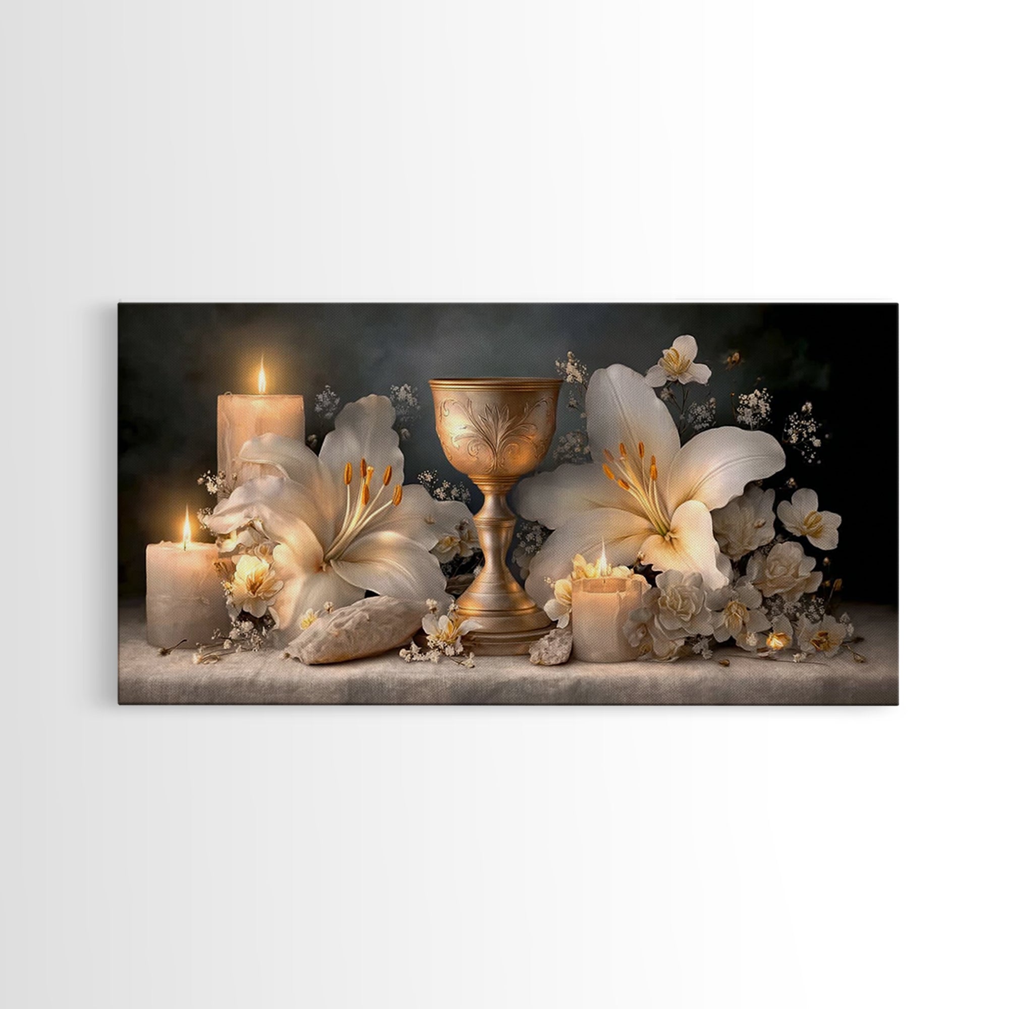 Holy Radiance - Framed Canvas Print - Christian Wall Art - Christian A ...