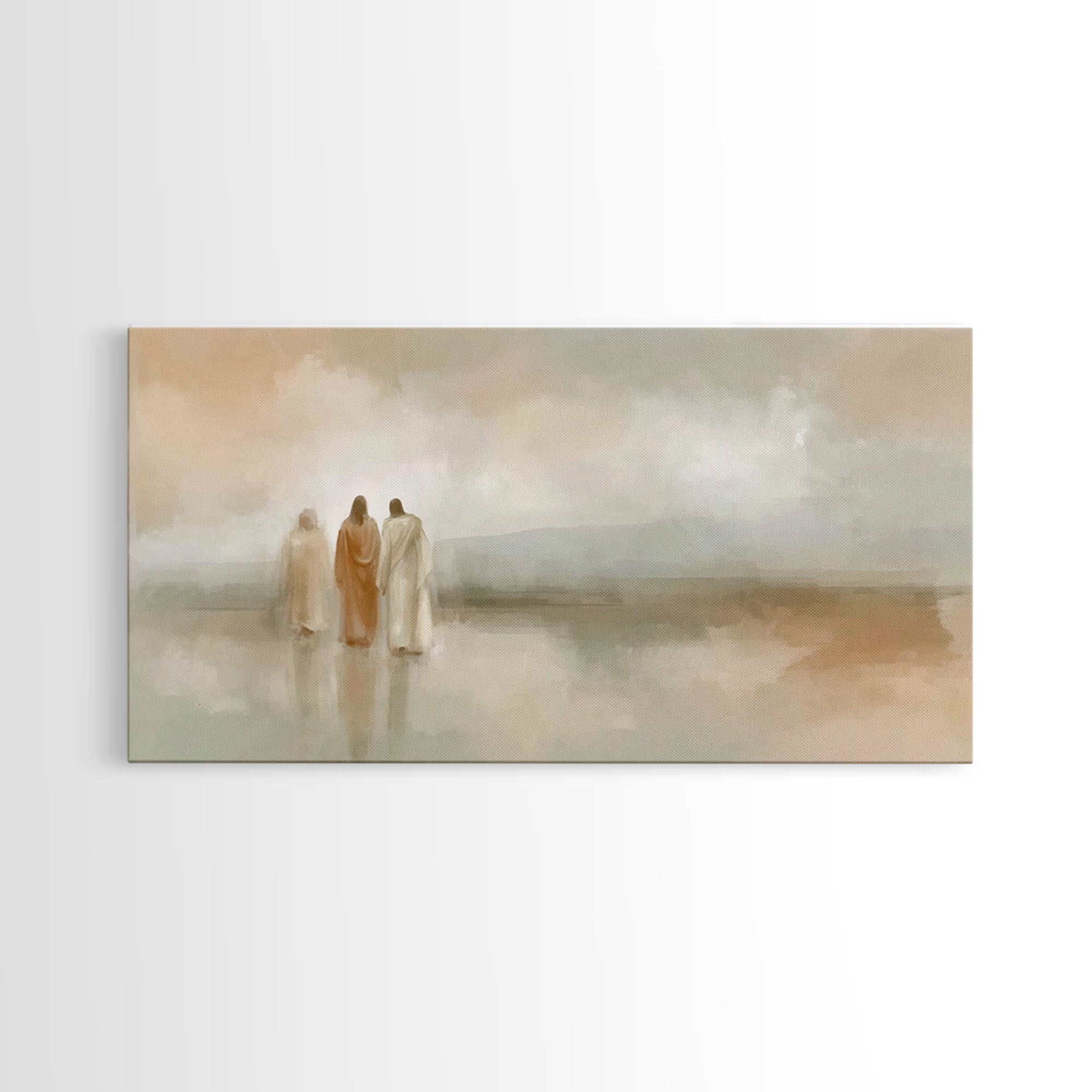 Road Of Faith, Framed Canvas Print, Christian Art Canvas, Christian Pa ...