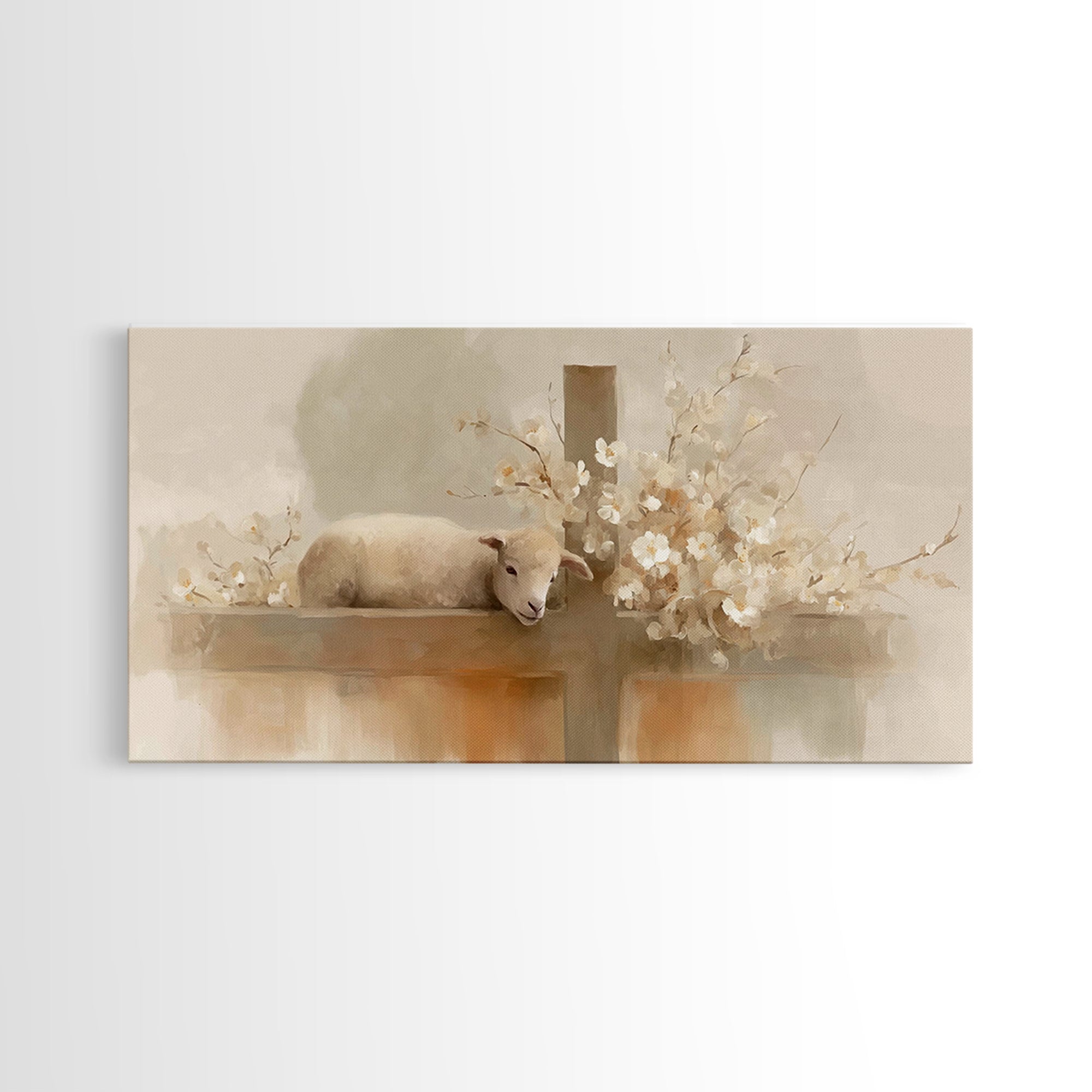 Calm Redemption – Framed Canvas Print – Christian Art Canvas – Christi ...