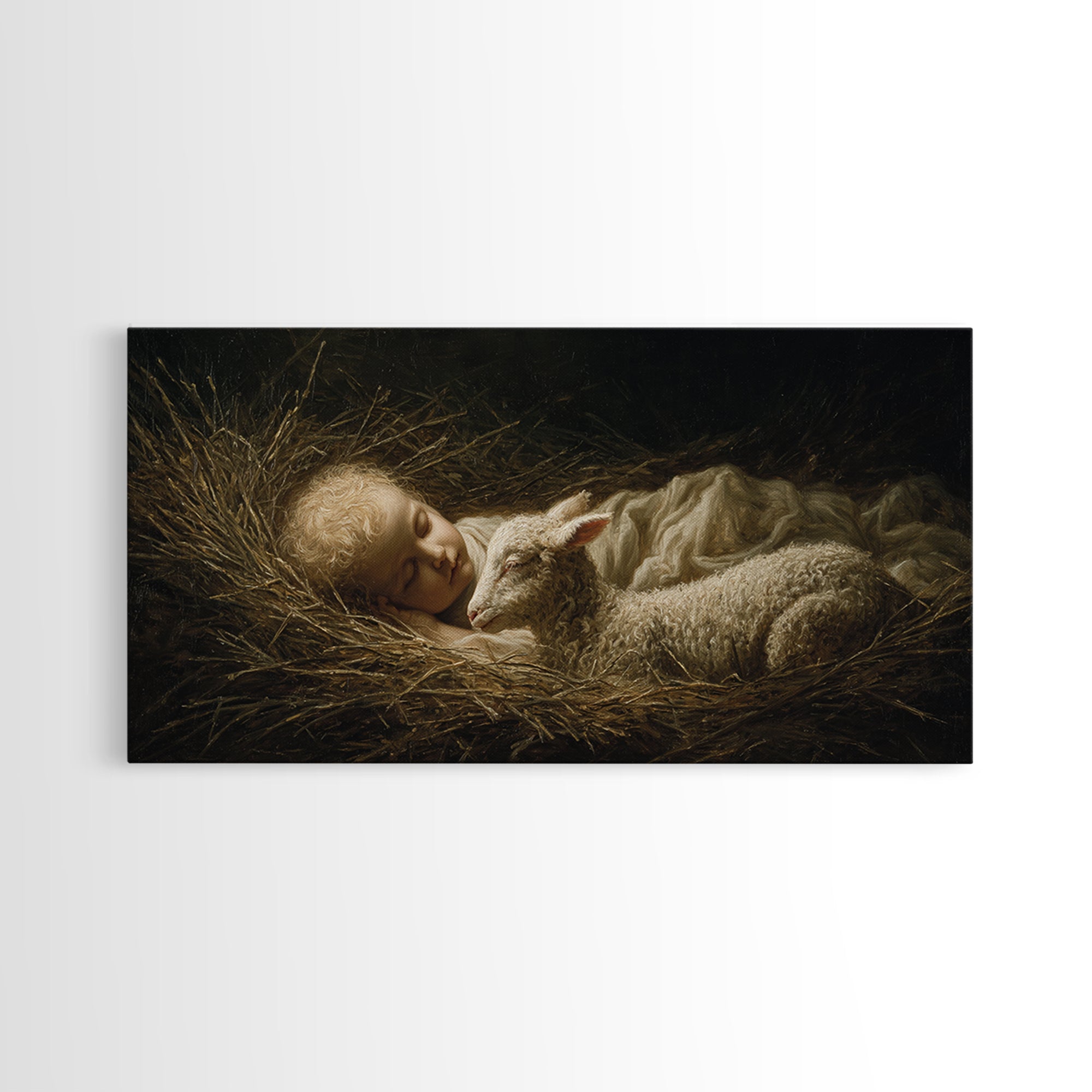 Light of Mercy – Framed Canvas Print – Christian Art Canvas – Jesus Pa ...