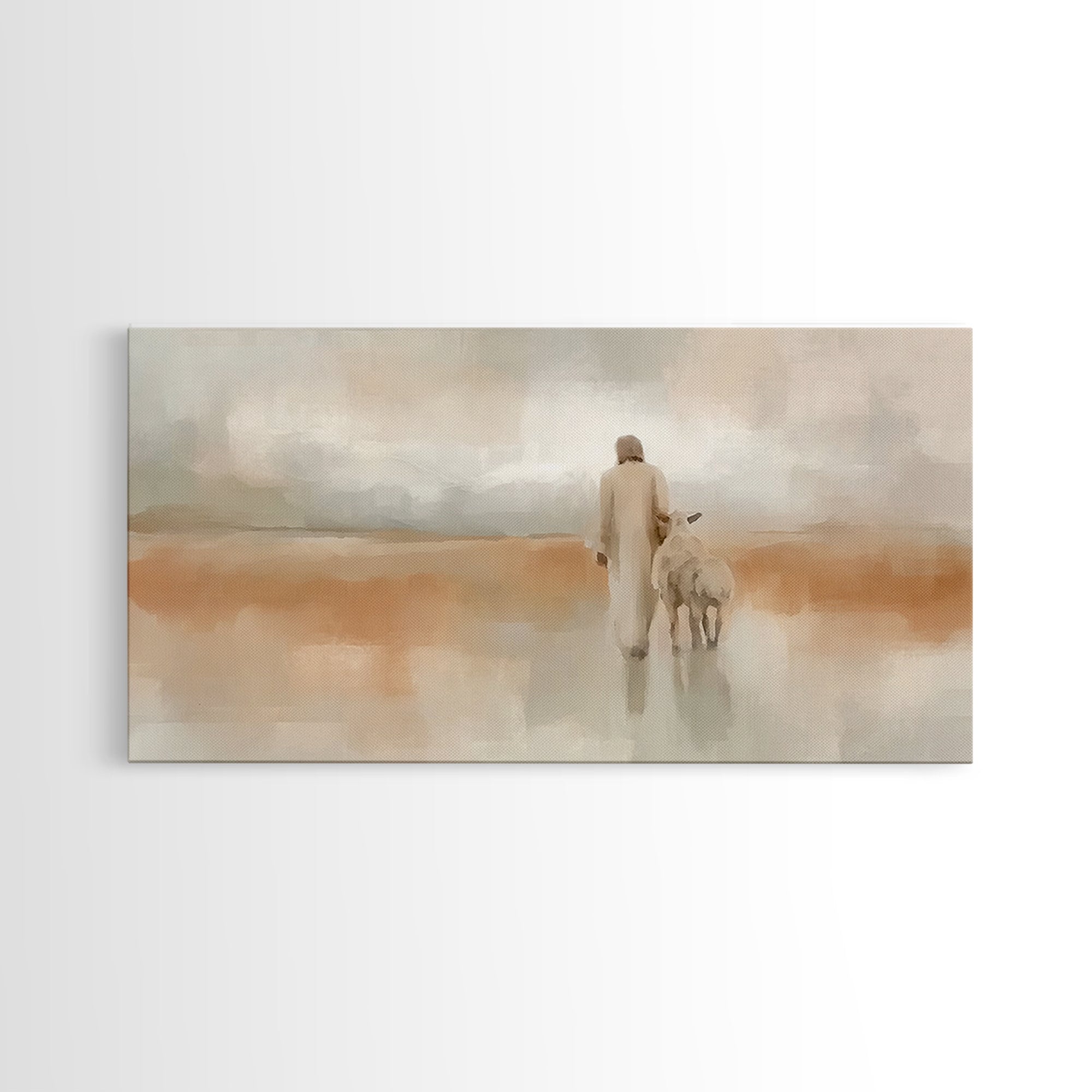 Path Of Mercy | Framed Canvas Print | Christian Art Canvas | Jesus Pai ...