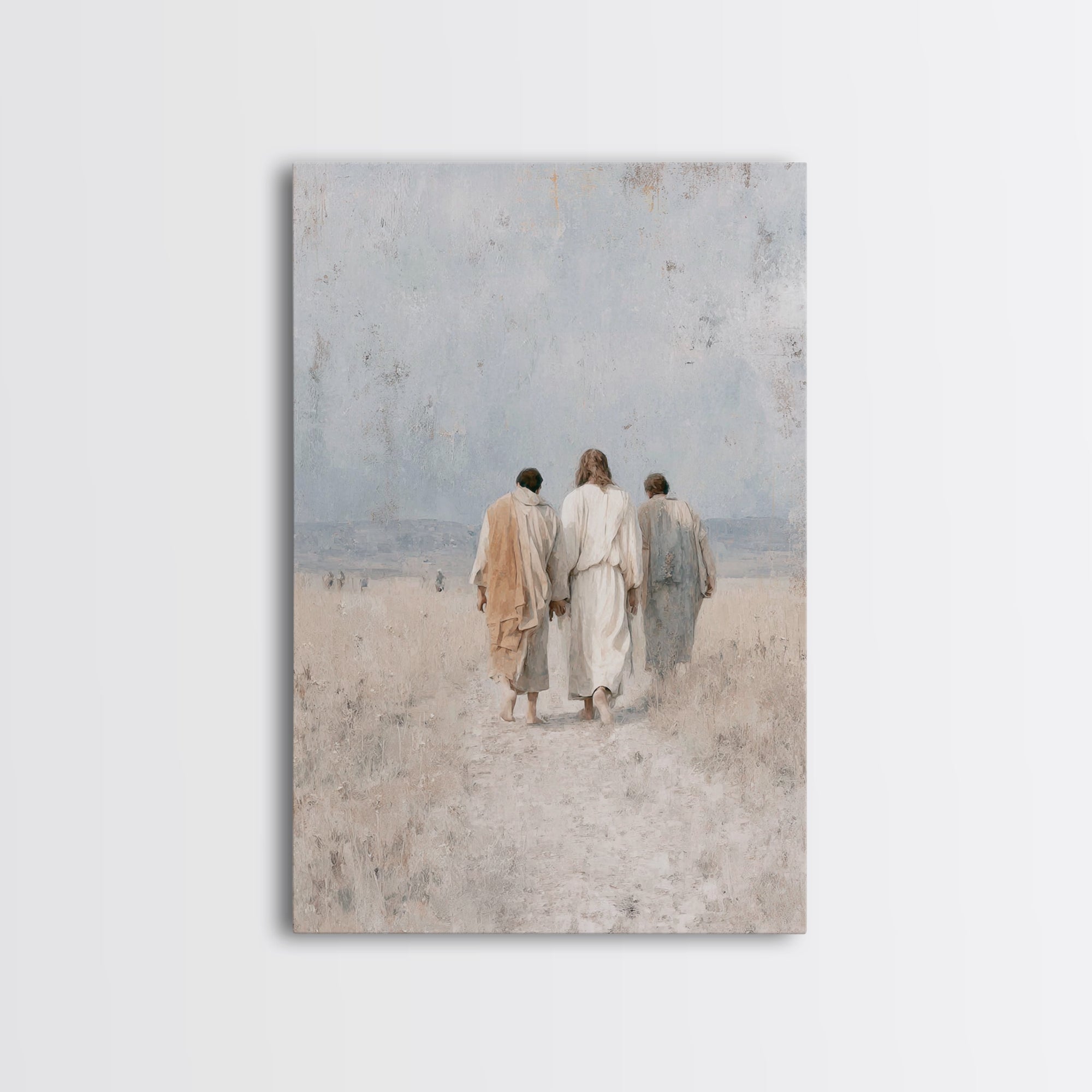 Walk In Hope, Framed Canvas Print, Christian Art Canvas, Christian Wal ...