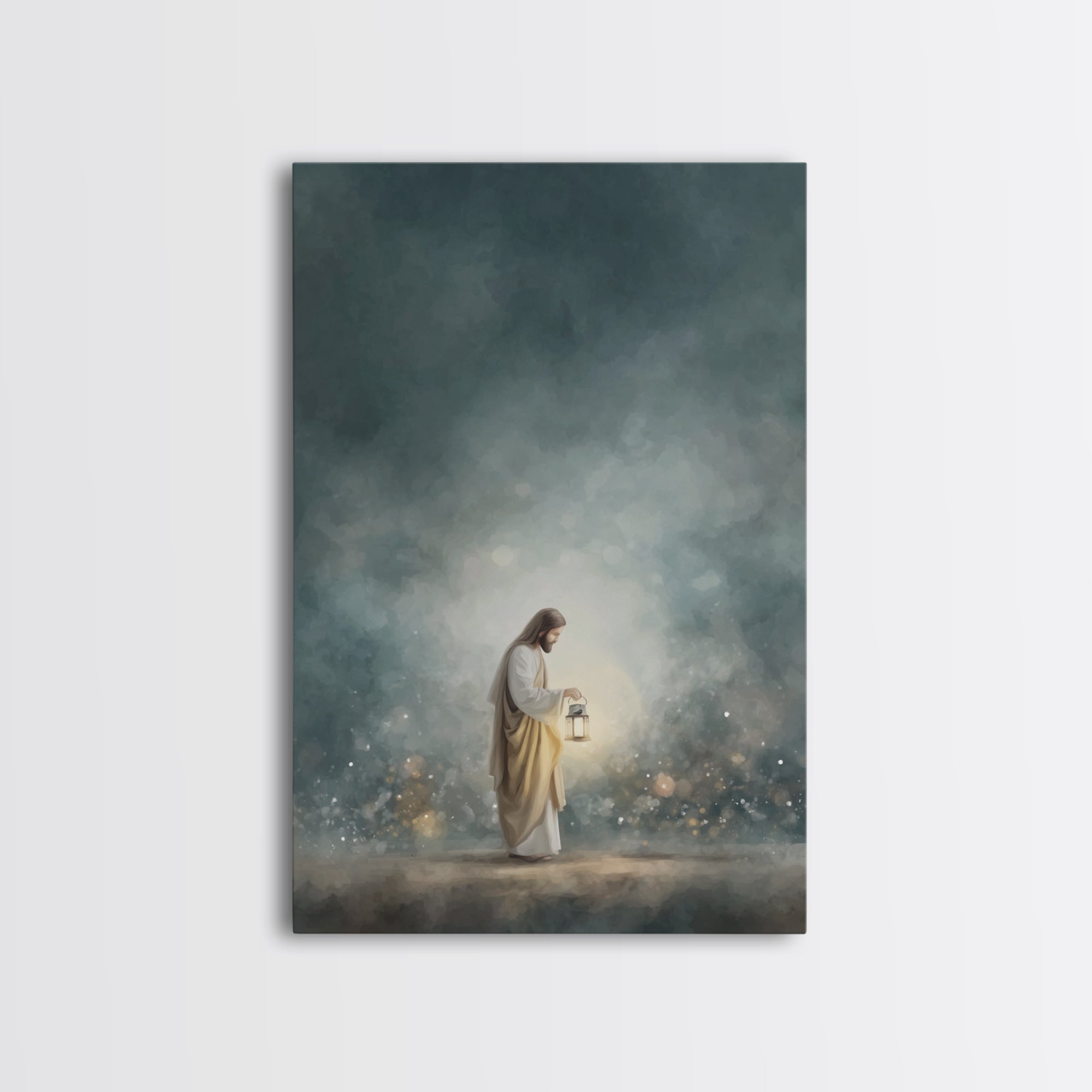 Light Of Mercy – Framed Canvas Print – Christian Wall Art – Jesus Pain ...