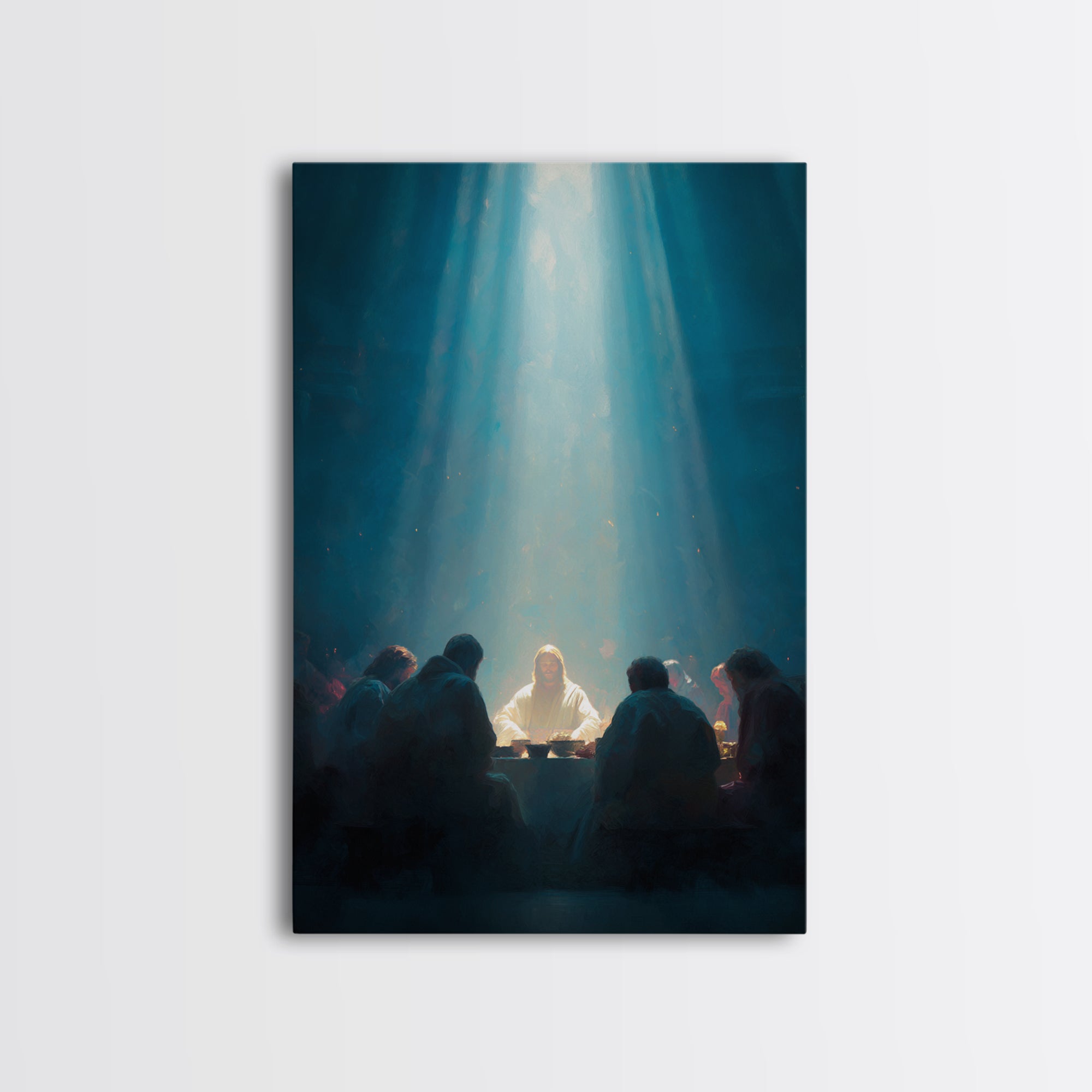 Light Of Communion – Framed Canvas Print – Christian Art Canvas – Chri ...