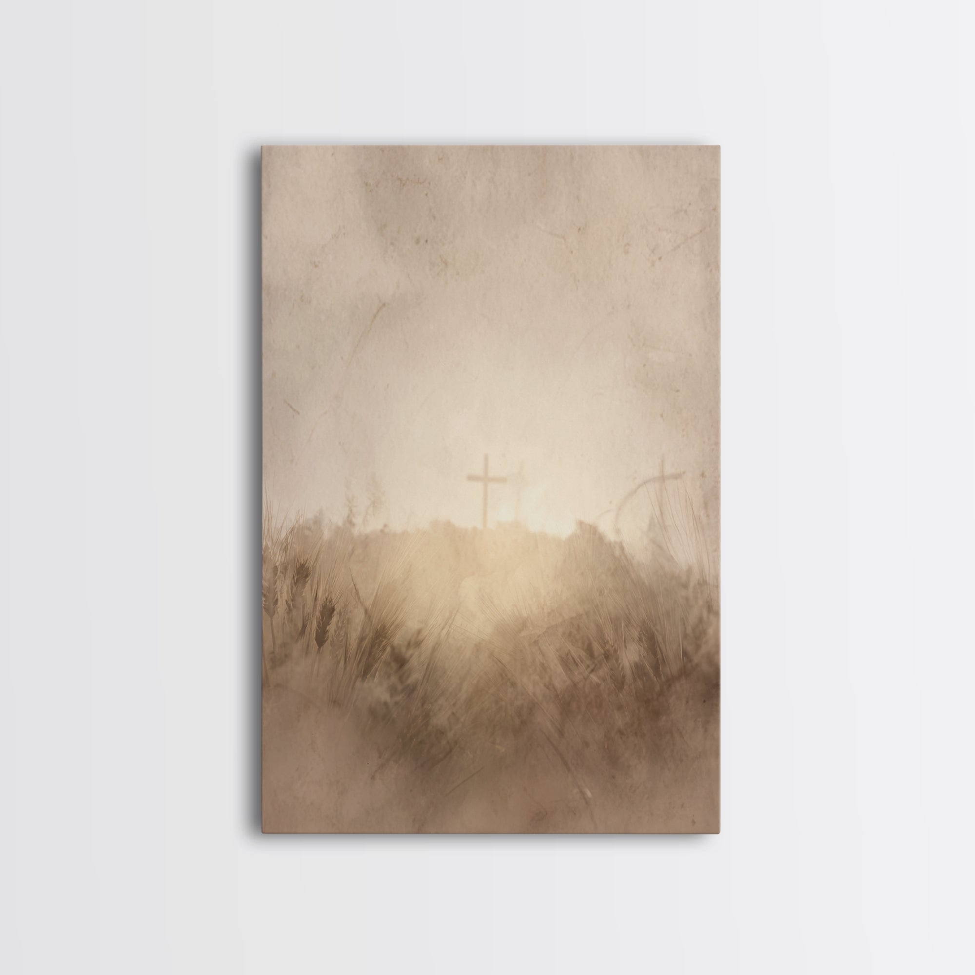 Horizon Of Mercy, Framed Canvas Print, Christian Wall Art, Christian A ...