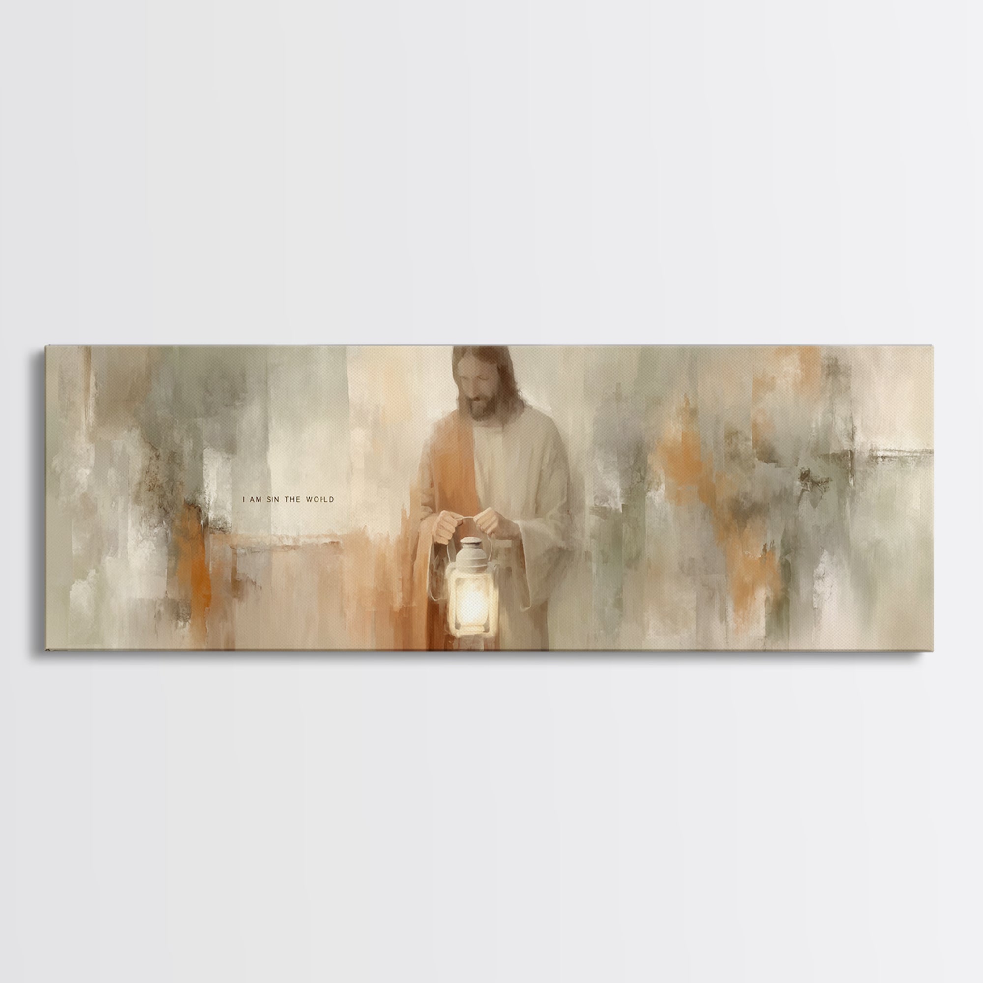 Light Of Mercy, Framed Canvas Print, Christian Art Canvas, Jesus Paint ...