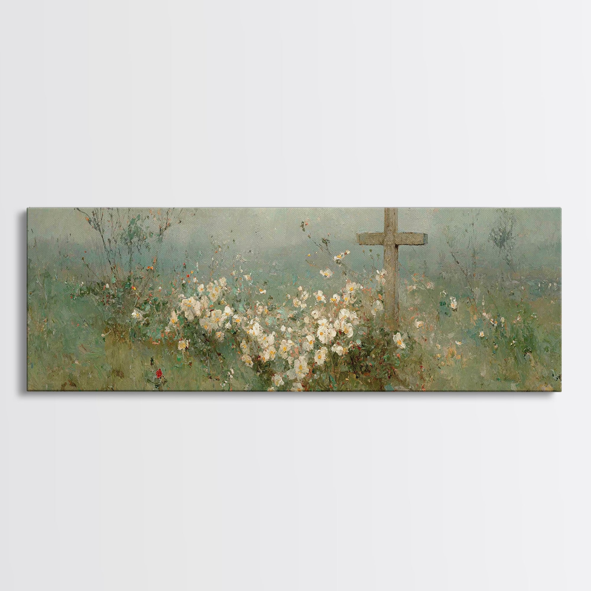 Garden Of Promise, Framed Canvas Print, Christian Wall Art, Christian ...