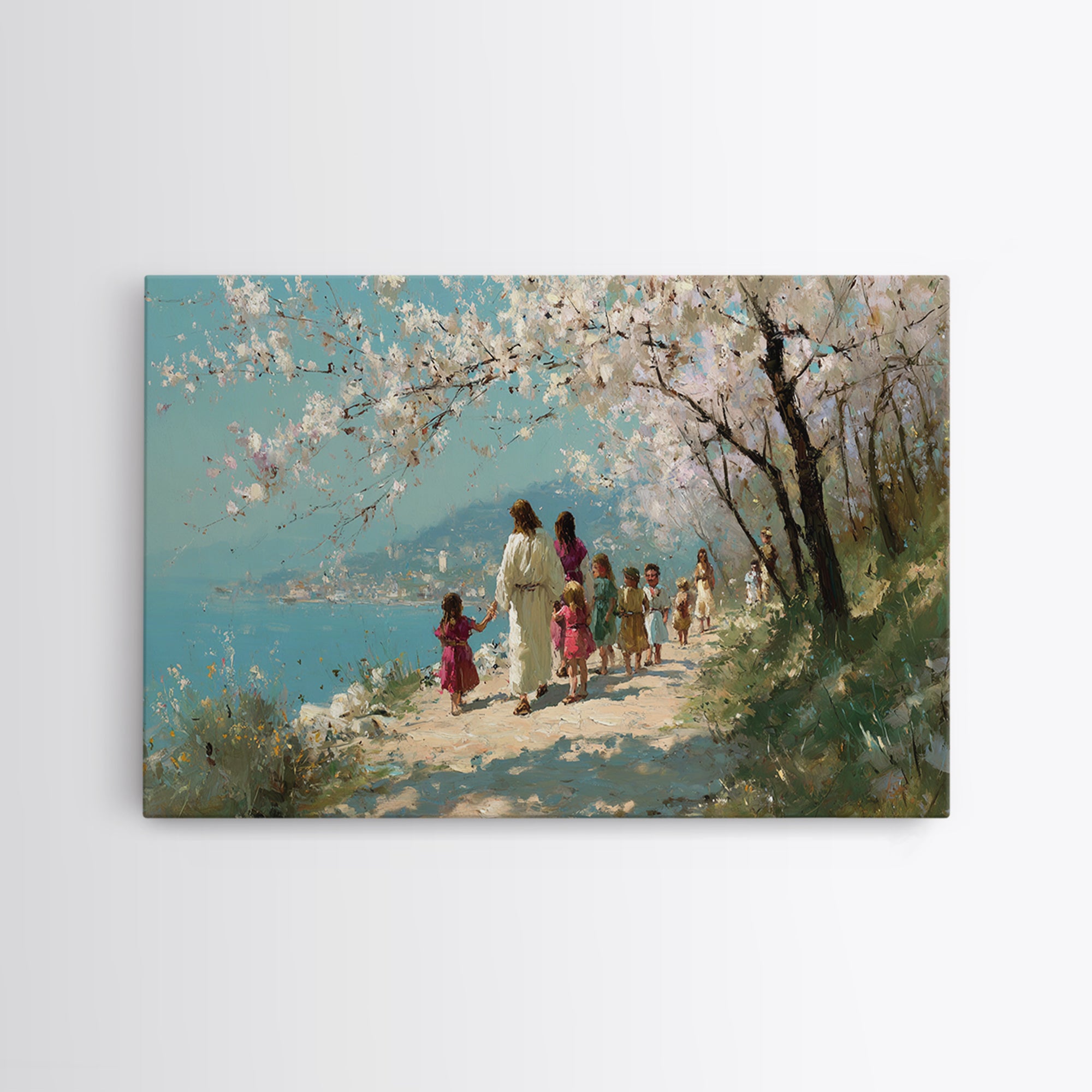 Blossoms Of Mercy | Framed Canvas Print | Christian Art Canvas | Moder ...